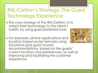 Ritz carlton an analysis | PPTX | Hotel Properties | Real Estate