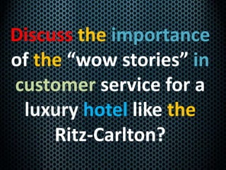 Ritz carlton case study | PPTX