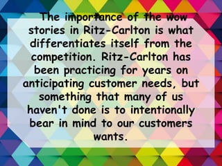 Ritz carlton case study | PPTX