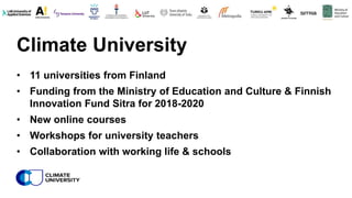 Riuttanen, Laura: Learning multidisciplinary climate change ...