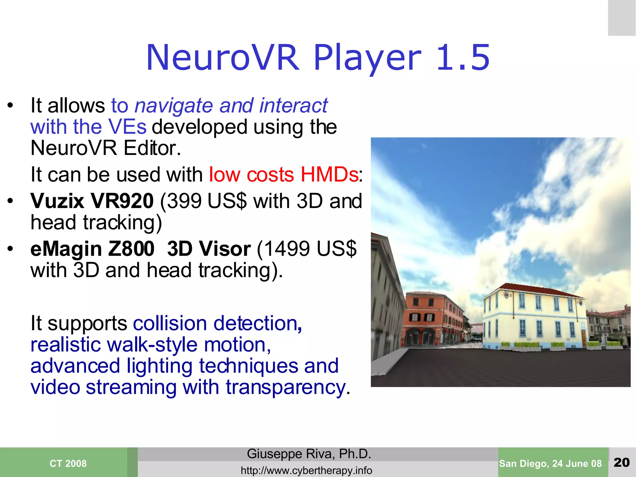 NeuroVR 1.5 - Open Source VR system for neuroscience and behavioral ...