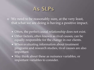 Rival causes and statistics | PPTX