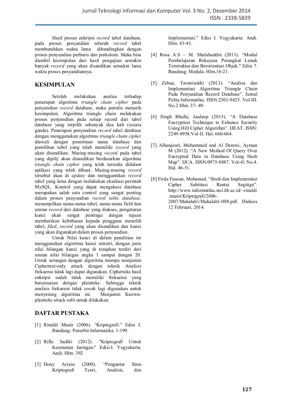 ANALISIS DAN PERANCANGAN SISTEM YANG MENERAPKAN ALGORITMA TRIANGLE CH…