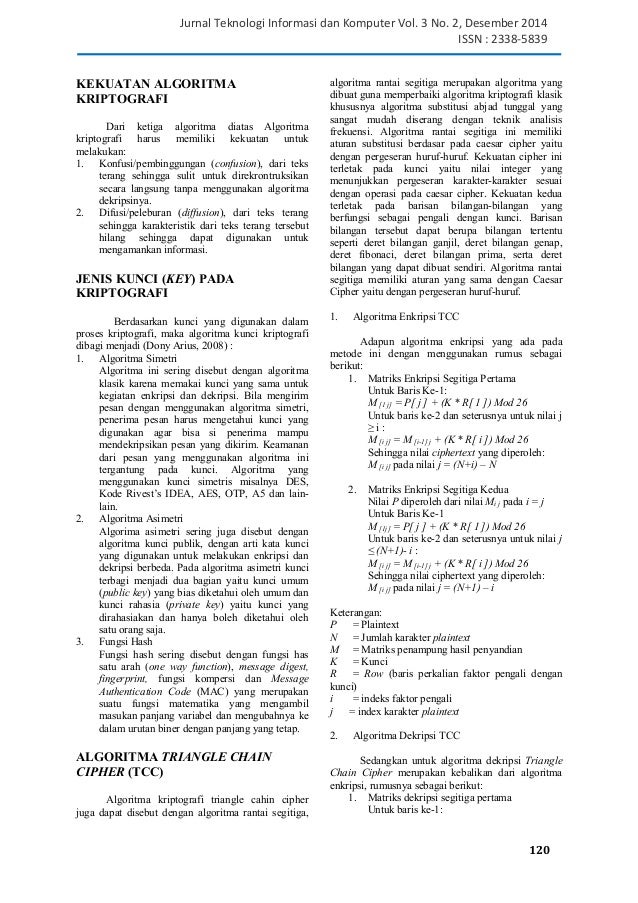 ANALISIS DAN PERANCANGAN SISTEM YANG MENERAPKAN ALGORITMA TRIANGLE CH…