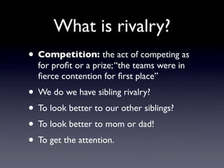 Rivalry | PPT