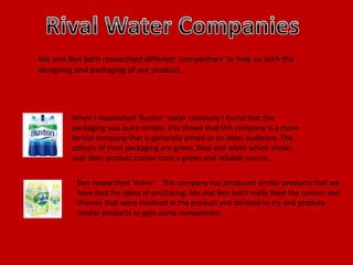 Rival water companies | PPTX
