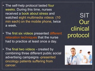 Mobile Stress Management for Cancer Nurses | PPTX