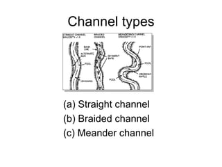River Channel Processes & Landforms | PPT