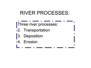 River Channel Processes & Landforms | PPT