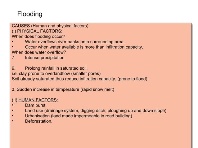 River Channel Processes & Landforms | PPT | Geology | Science