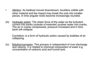 River Channel Processes & Landforms | PPT