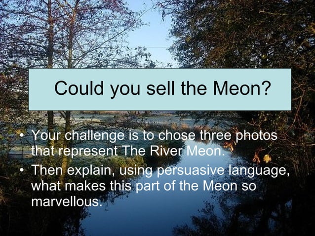 Lesson 5 - Images of the River Meon | PPT