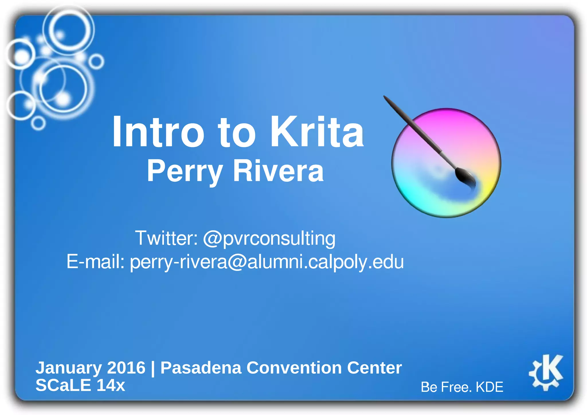 Rivera - Intro to Krita Presentation v5 | PDF
