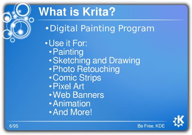 Rivera - Intro to Krita Presentation v5 | PDF | Shareware and Freeware ...