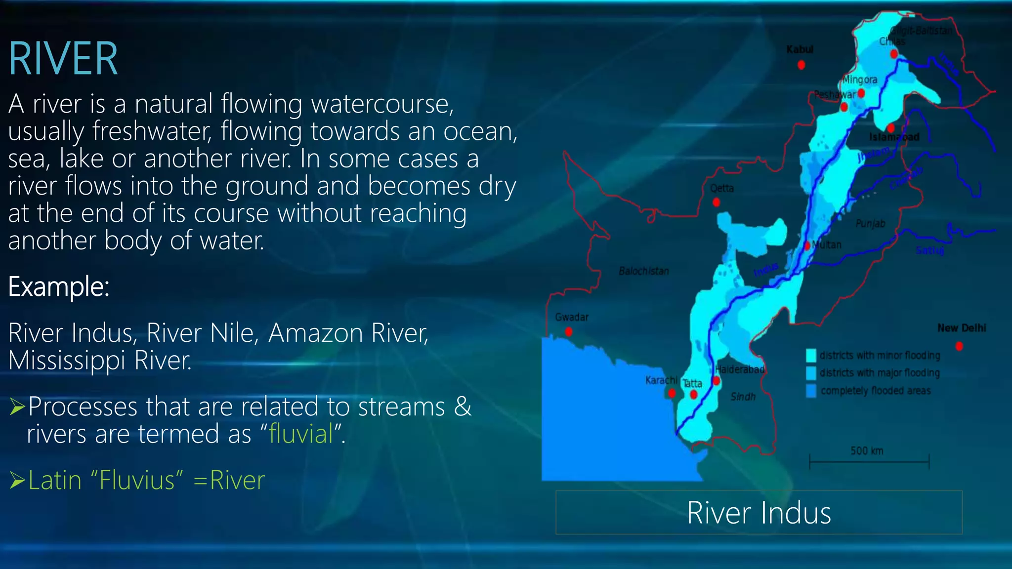 River and landforms by rivers | PPTX