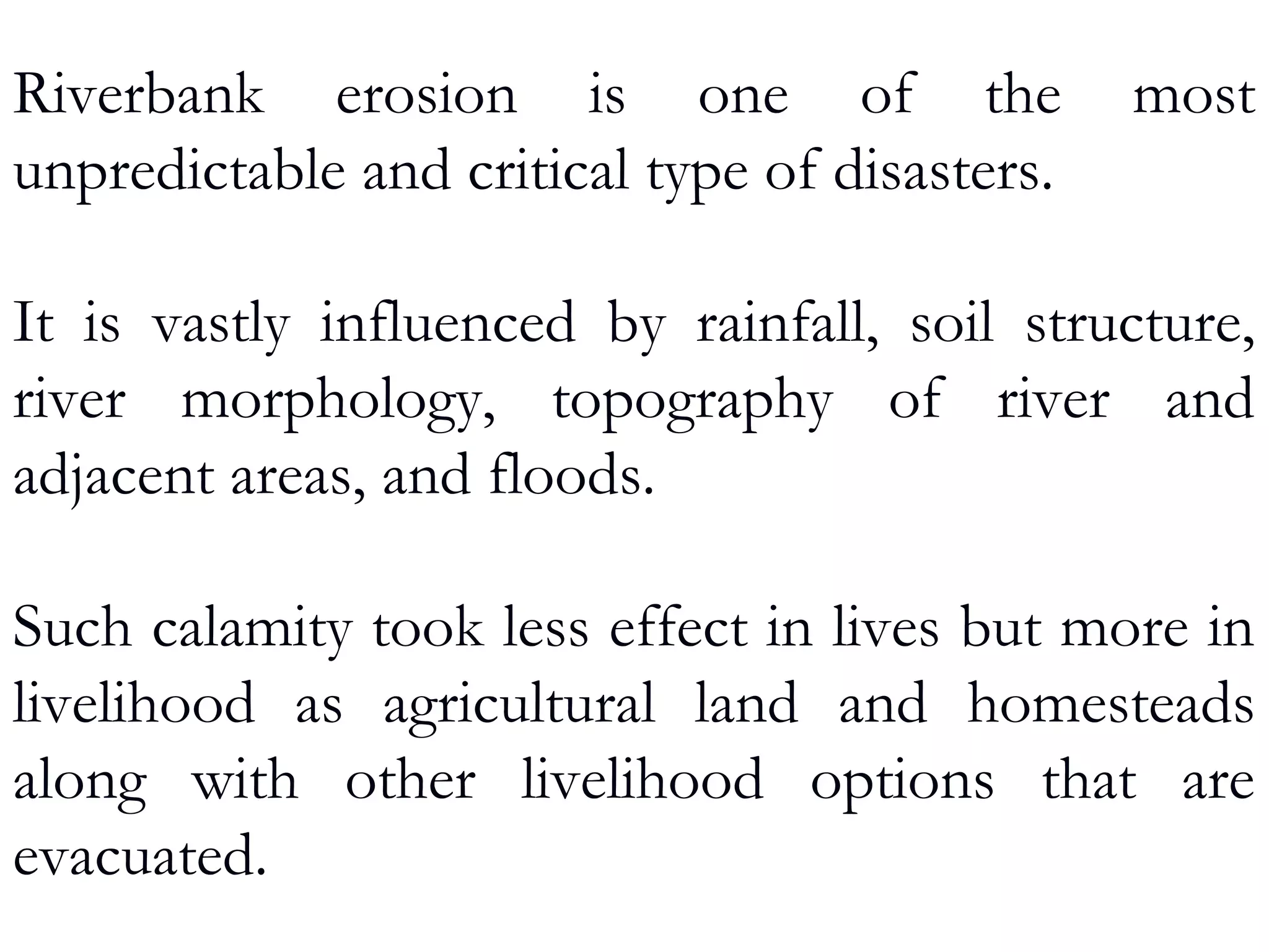 River bank erosion hmm | PPT