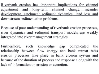 River bank erosion hmm | PPT