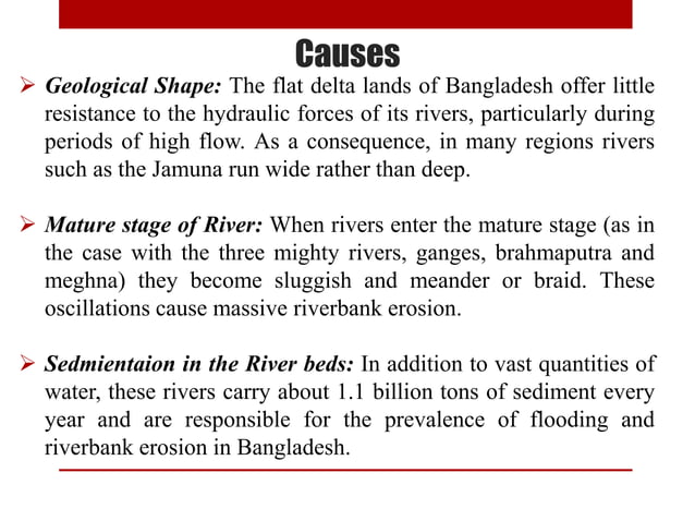 River bank erosion in bangladesh | PPT