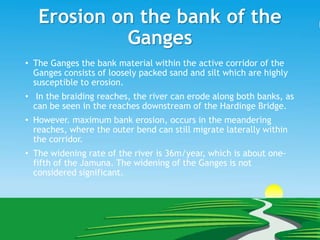 River bank erosion, its migration, causes | PPTX