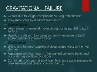 River bank retreat and failure | PPTX