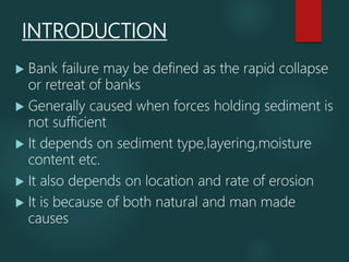 River bank retreat and failure | PPTX