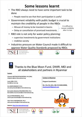 River Basin Organizations - Case study from Brazil | PDF