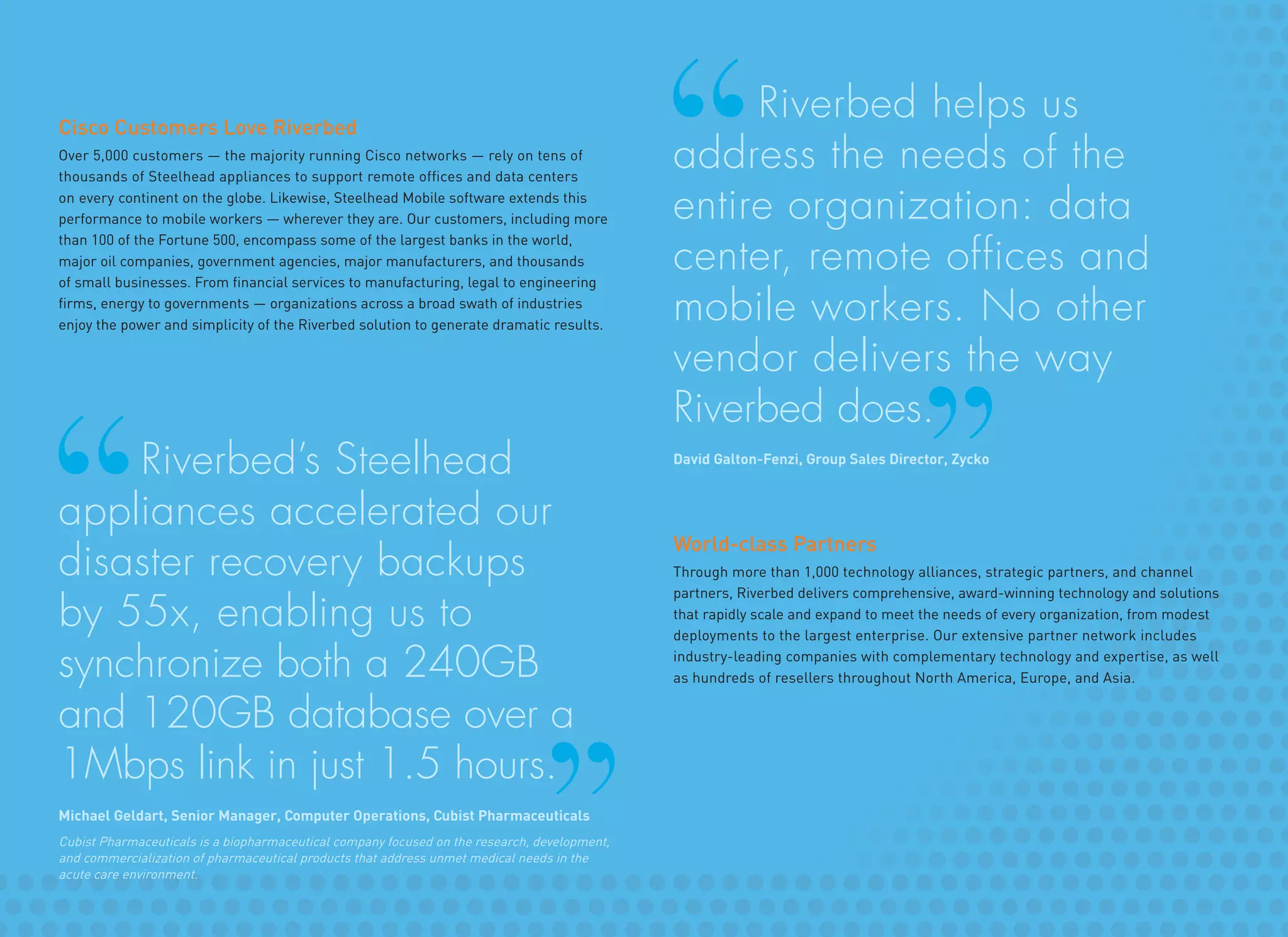 Riverbed corporate brochure | PDF