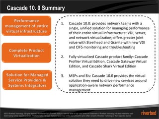 Cascade 10.0 ---- Application Aware Network Performance Management (NPM ...