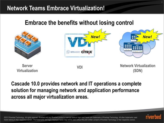 Cascade 10.0 ---- Application Aware Network Performance Management (NPM) | PPT
