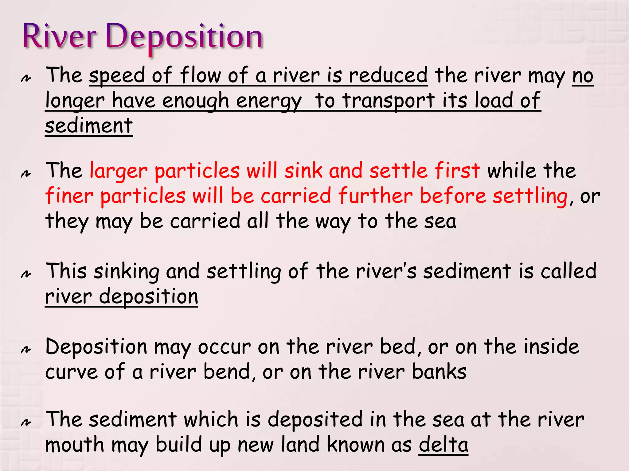 River channel processes | PPTX