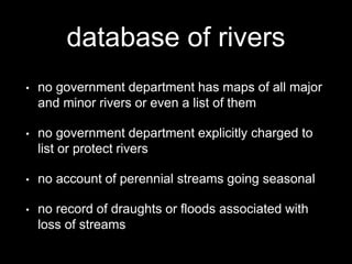 River conservation and Water Security Act | PPTX
