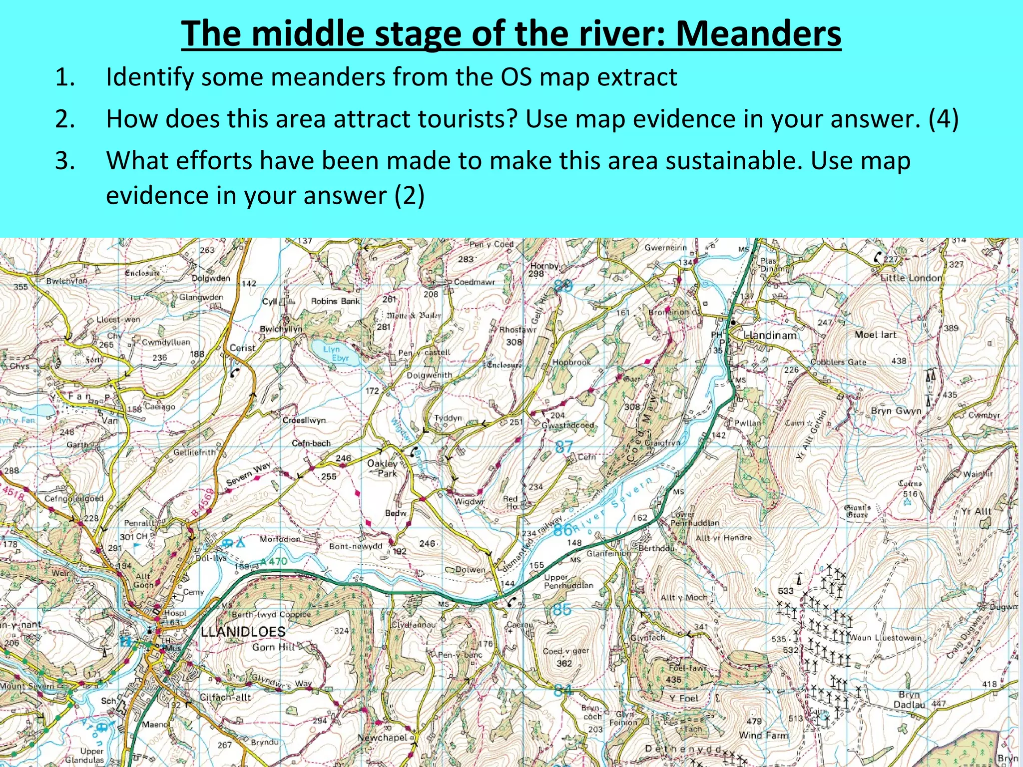 River Features Map Task Ppt
