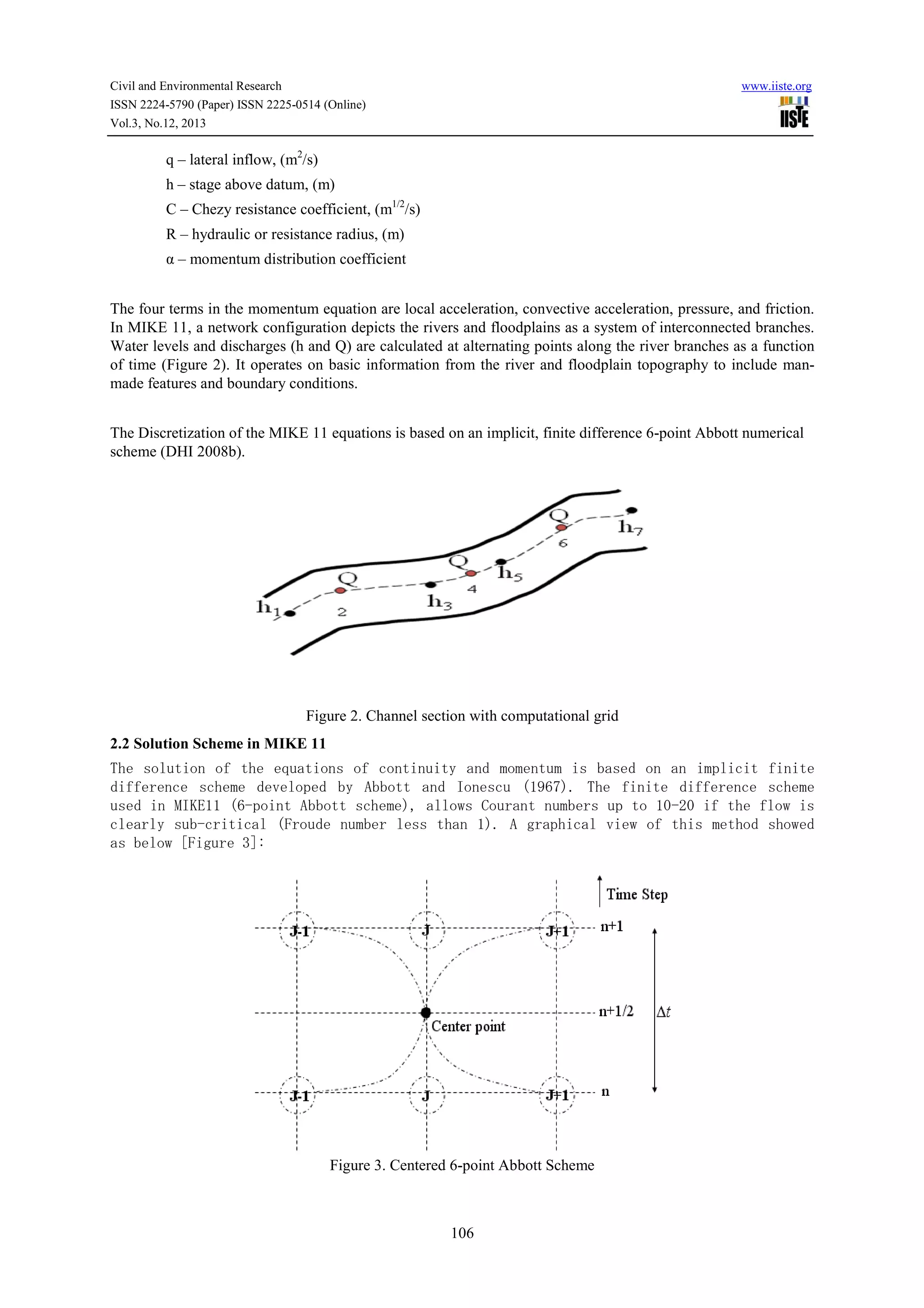 River flood modelling with mike 11 case of nzoia river (budalangi) in kenya | PDF