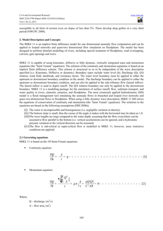 River flood modelling with mike 11 case of nzoia river (budalangi) in kenya | PDF