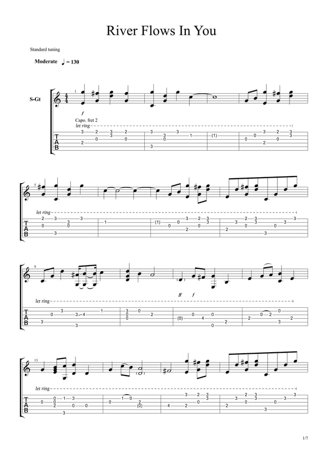 River flows in_you Yiruma | PDF