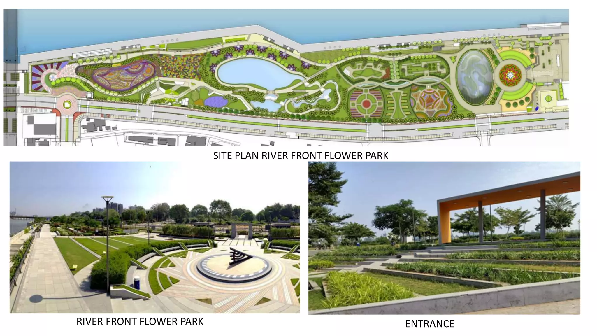 Riverfront flower park | PPTX