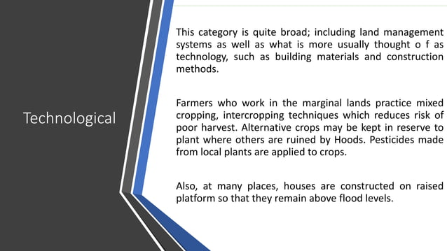 Riverine disaster: Indigenous Coping Mechanism and Vulnerability ...