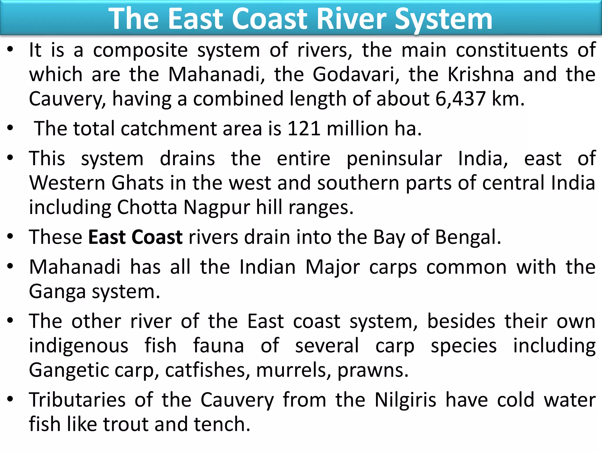 Riverine fisheries of India By B.pptx