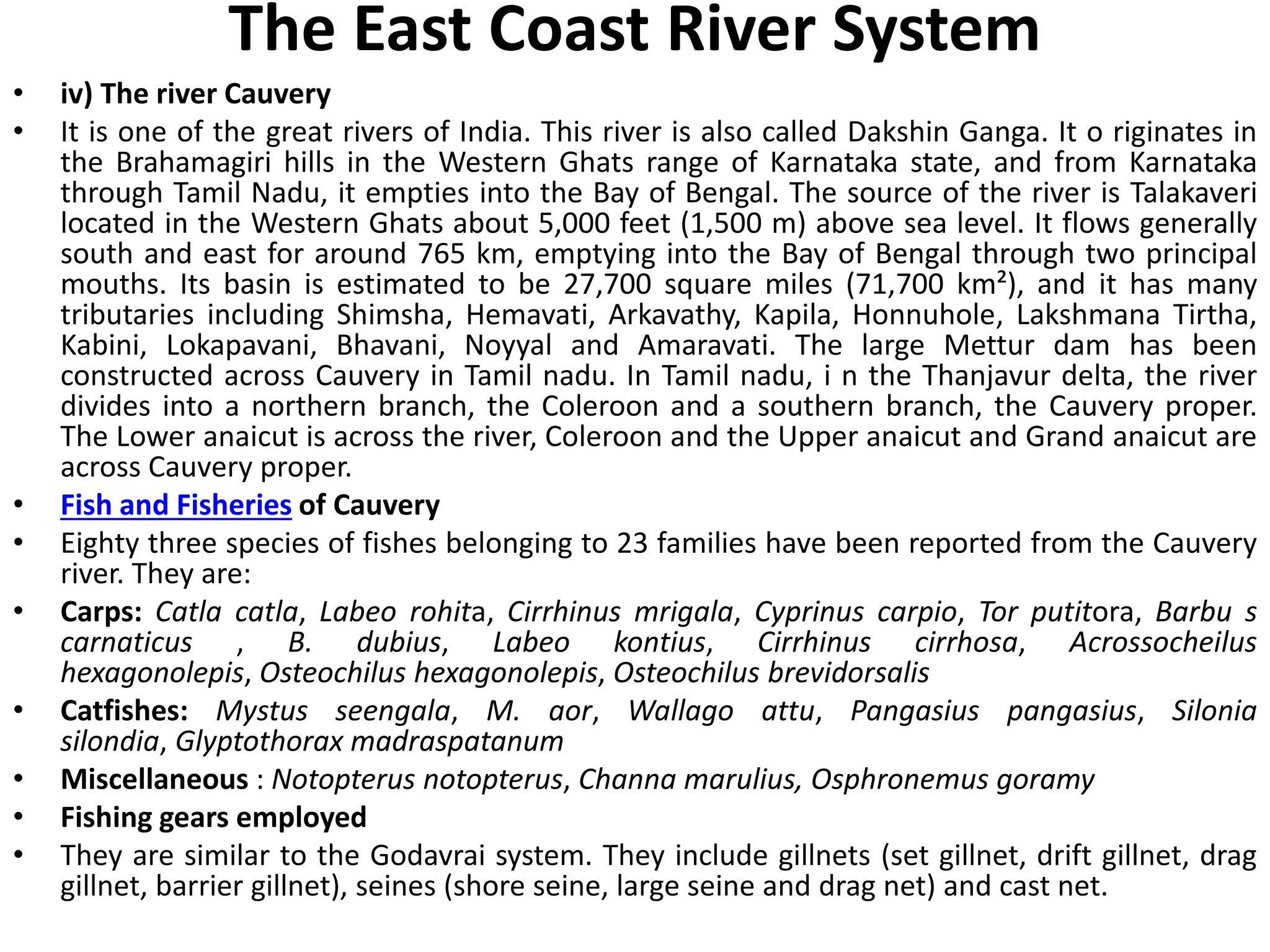 Riverine fisheries of India By B.pptx
