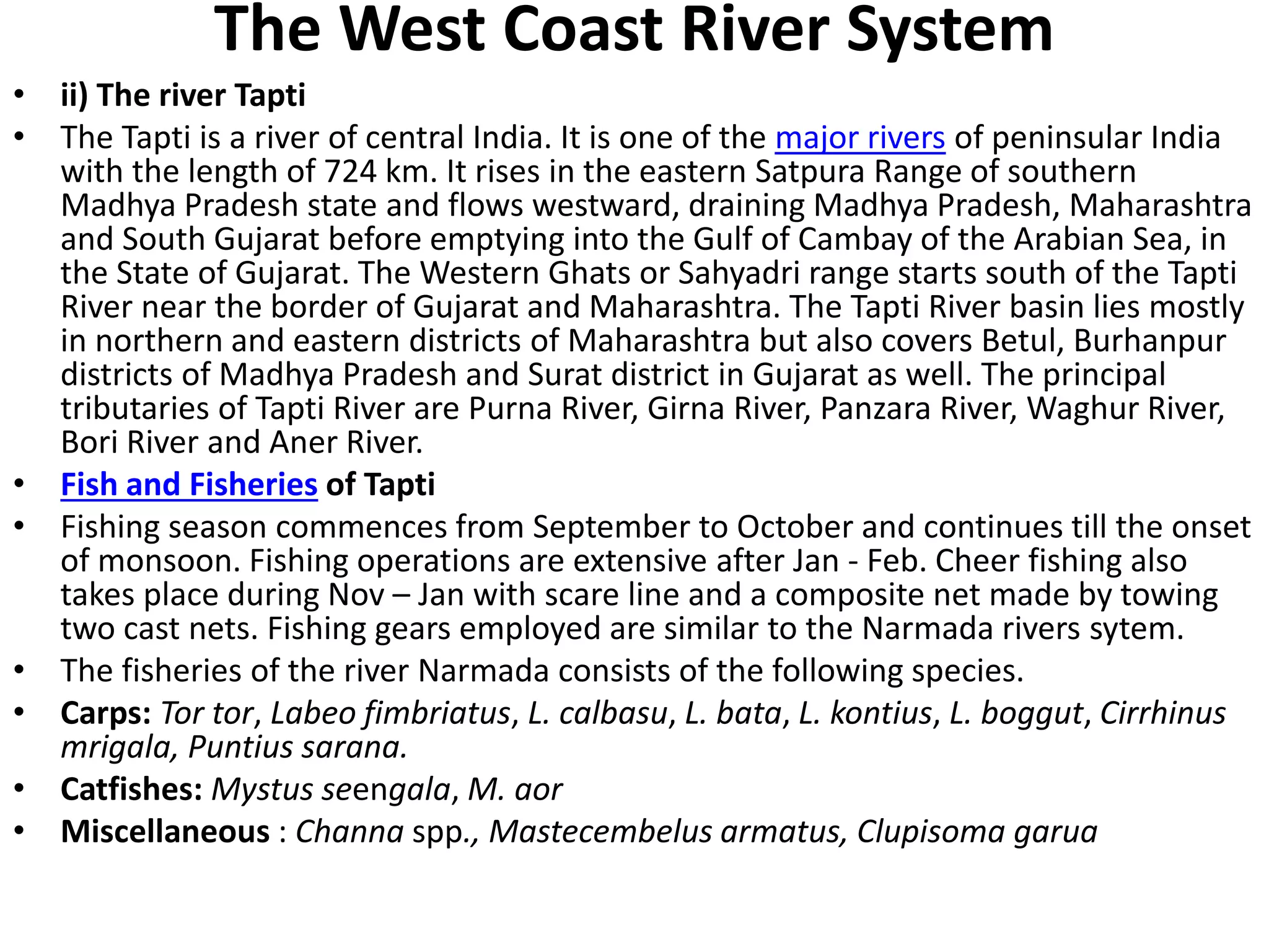 Riverine fisheries of India By B.pptx