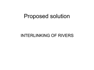 River interlinking | PPTX