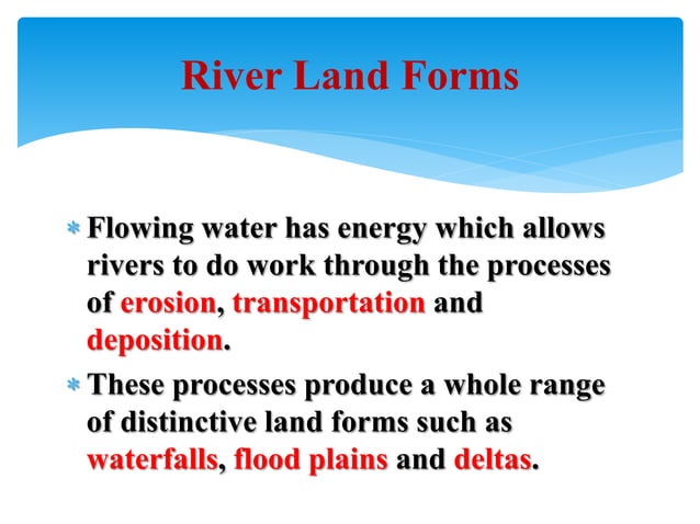 River land forms | PPT