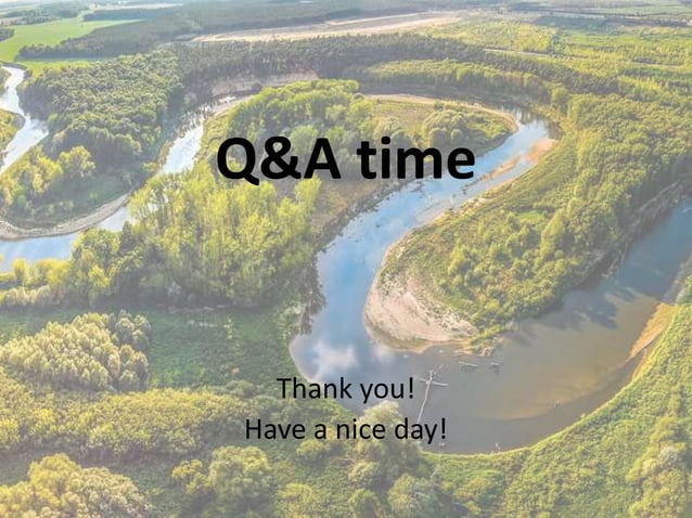 River landforms in middle and lower courses, meanders and oxbow lakes ...