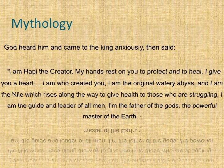 What Does The Hymn To The Nile Mean