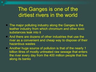 River pollution | PPT