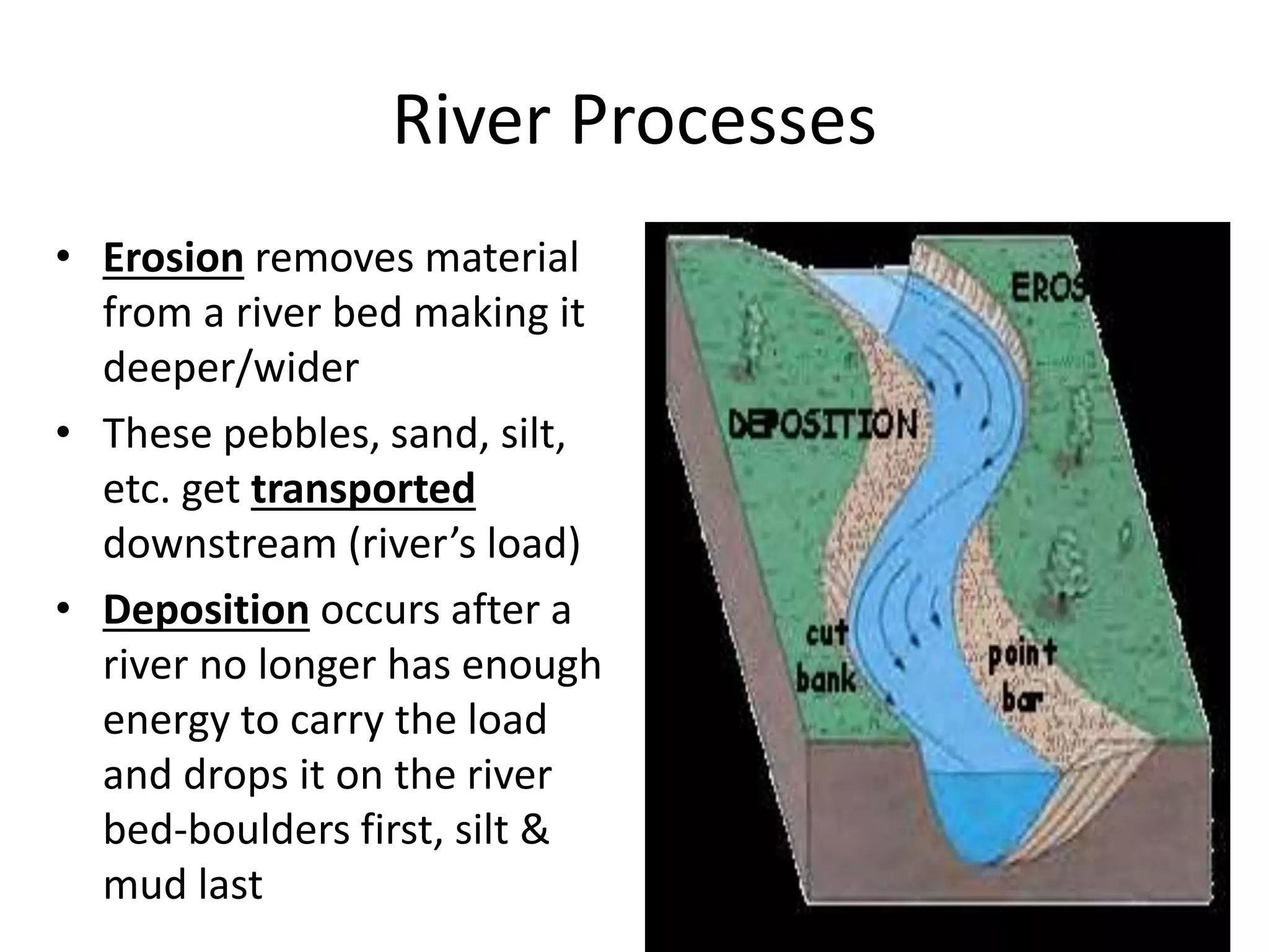 River processes & landforms | PPTX