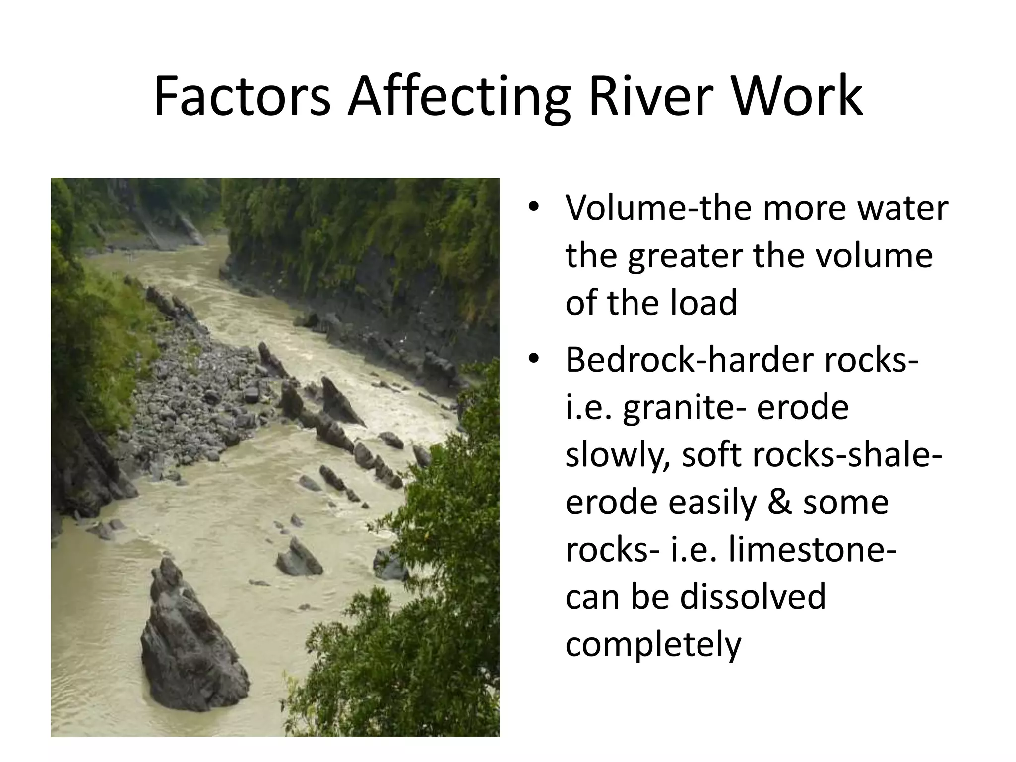 River processes & landforms | PPTX