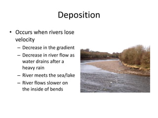 River processes & landforms | PPTX