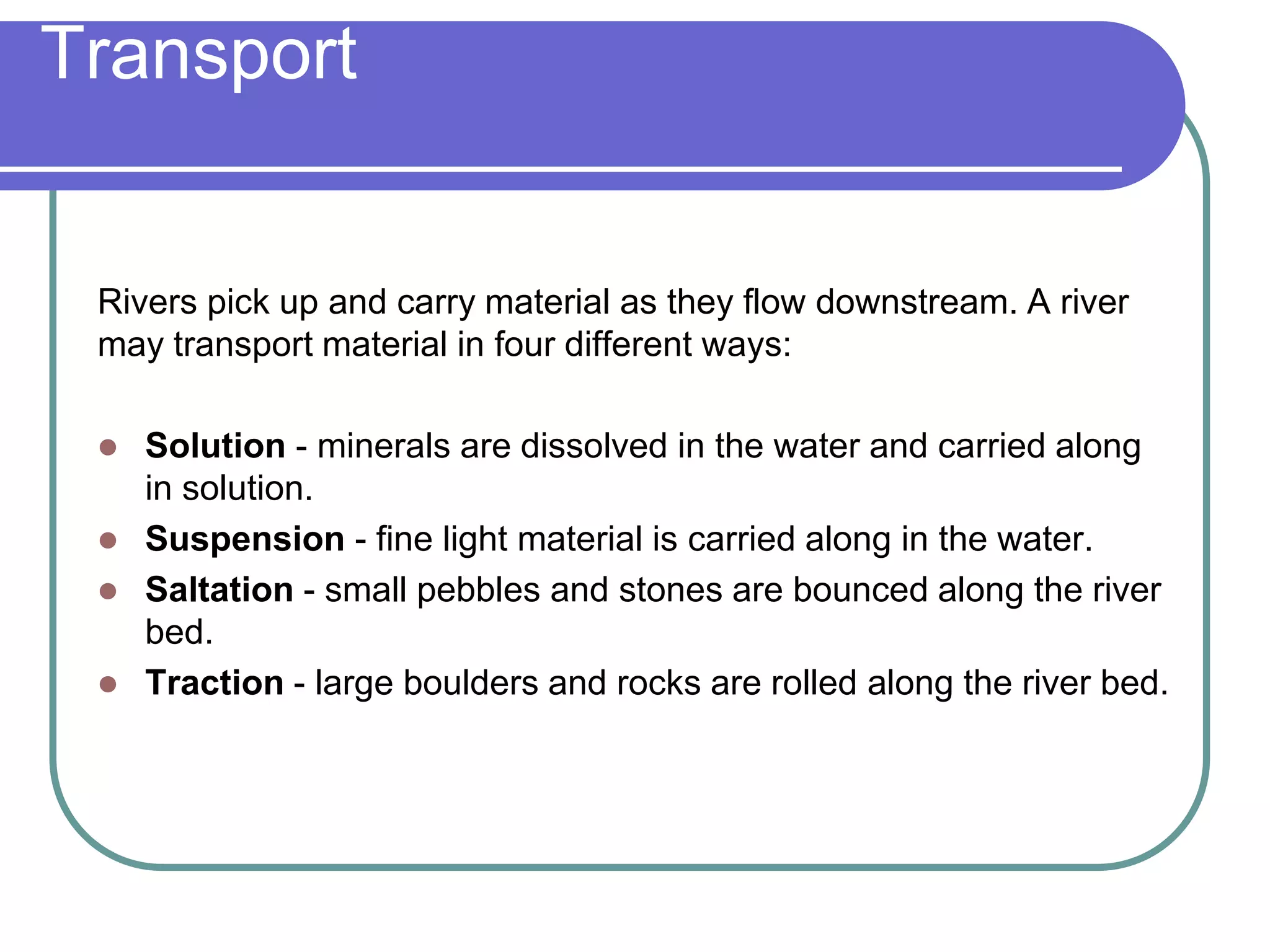 Uses of Rivers | PPT