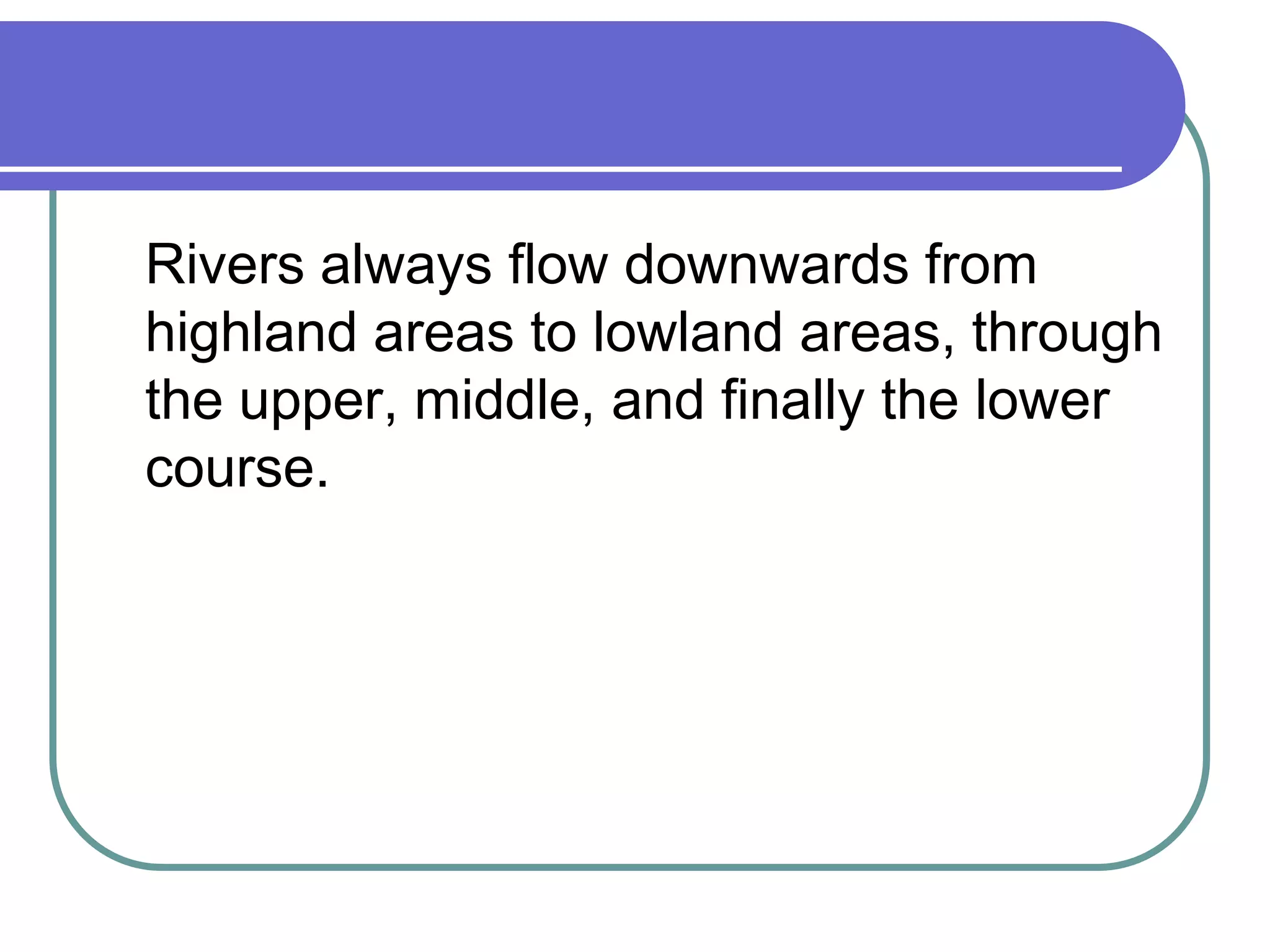 Uses of Rivers | PPT